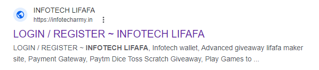 INFOTECH LIFAFA